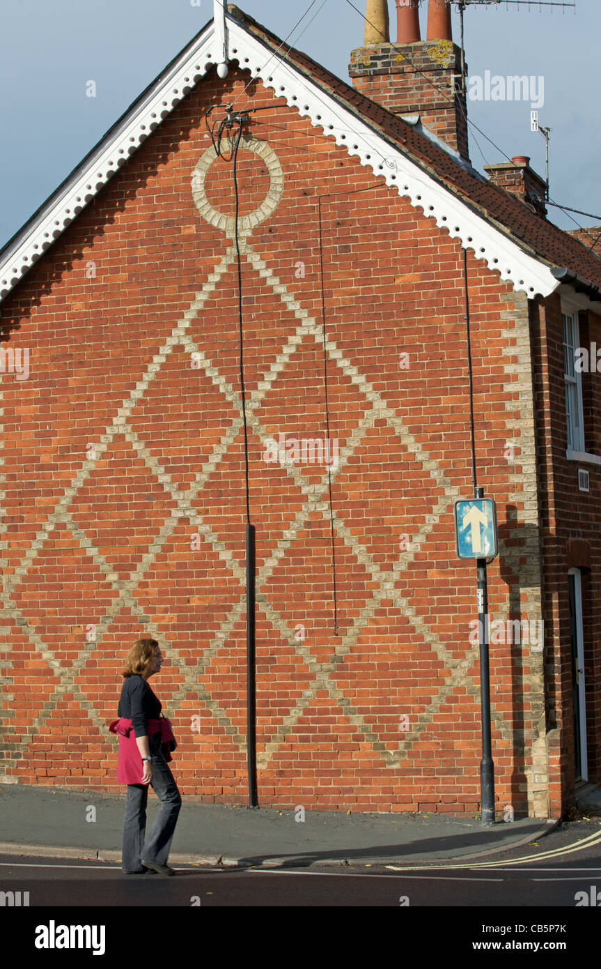 End of terrace house Stock Photo - Alamy