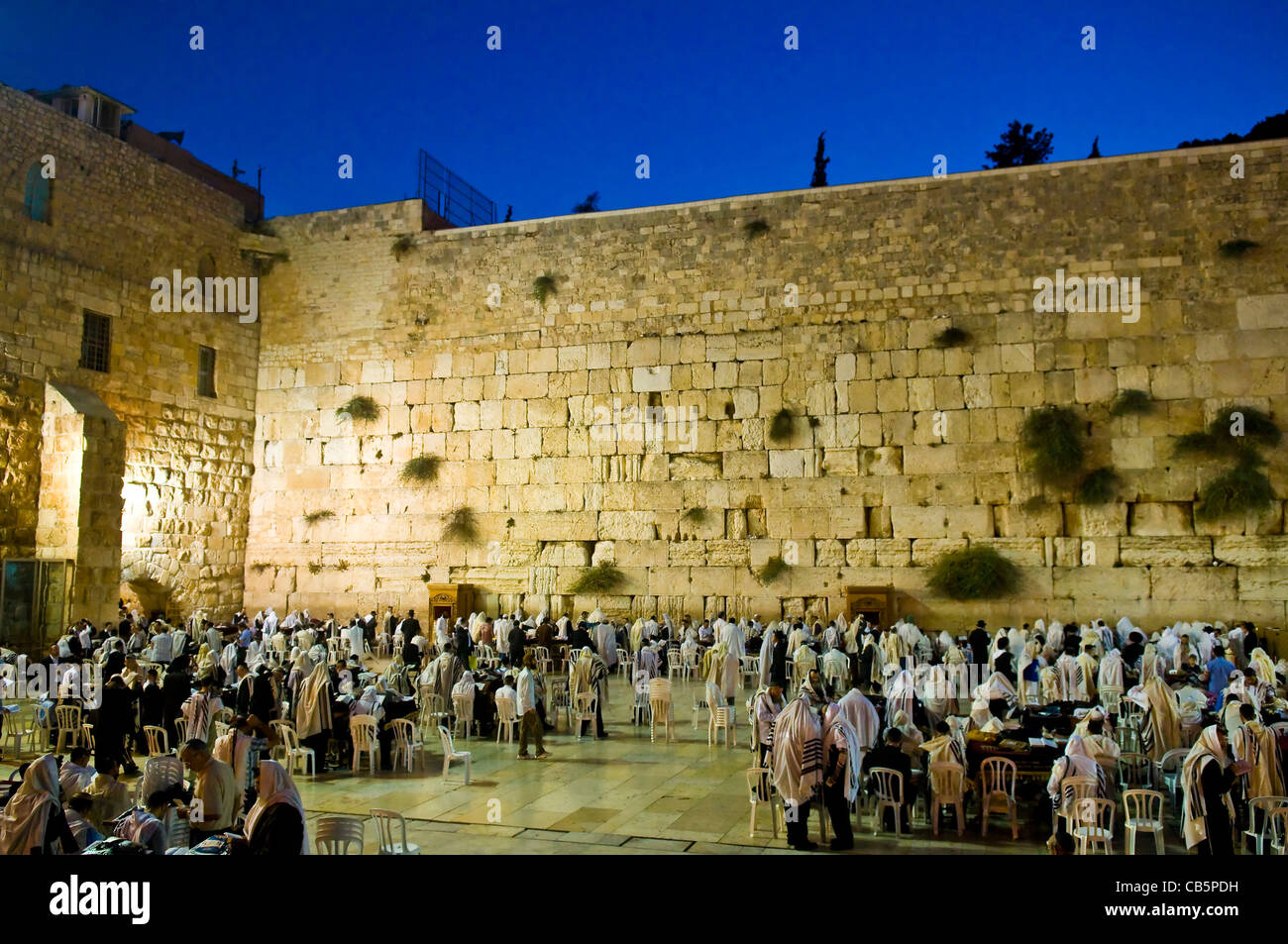 The Western wall an Important Jewish religious site located in the Old ...