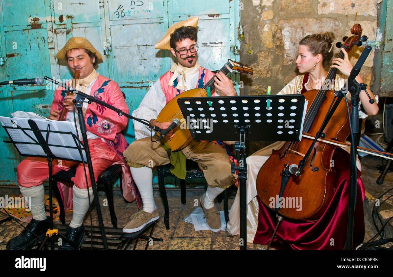 Musicians performs in the annual medieval style knight festival held in ...