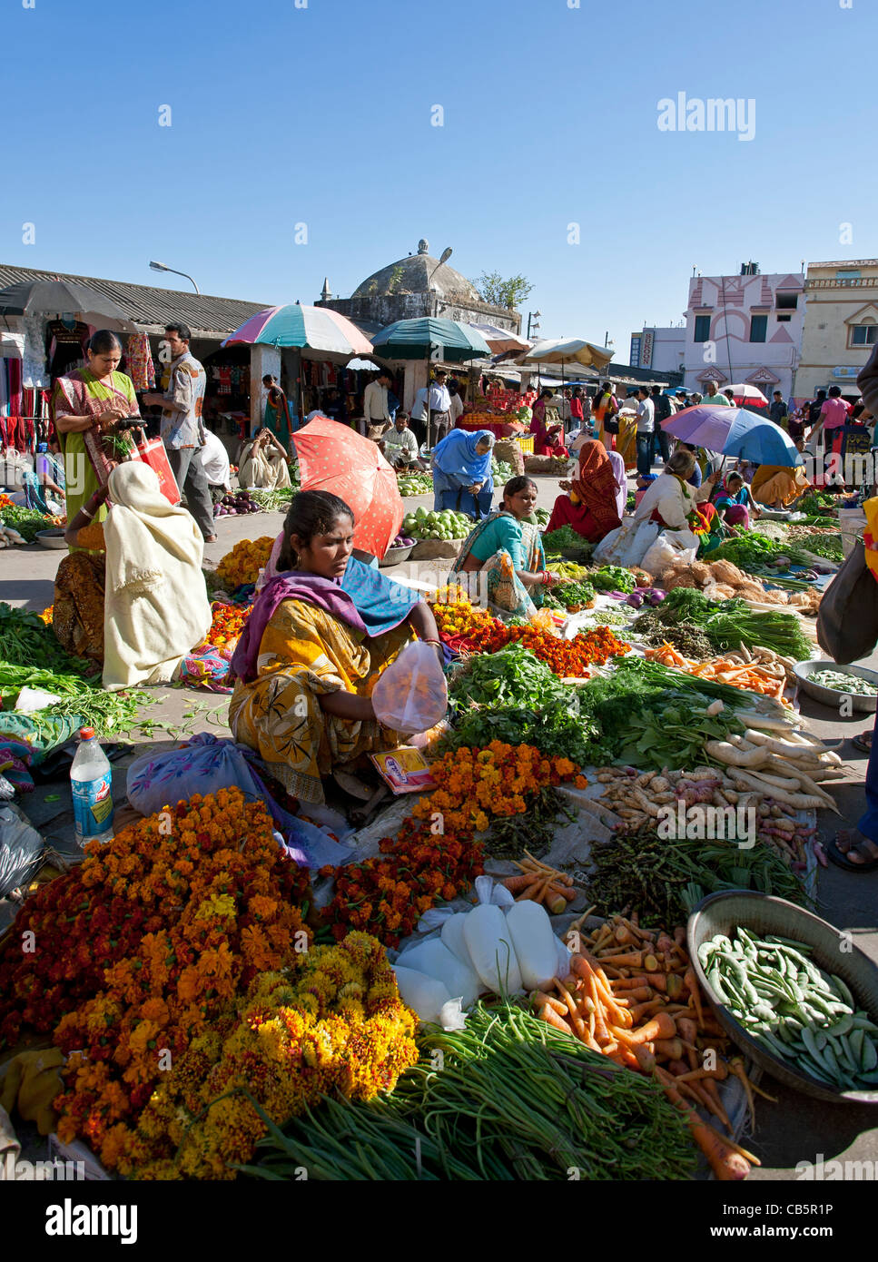Vegetables market. Diu. Union territories of Daman and Diu. India Stock ...