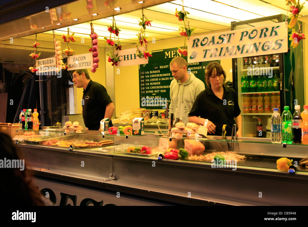 Roast pork snack stand hi-res stock photography and images - Alamy
