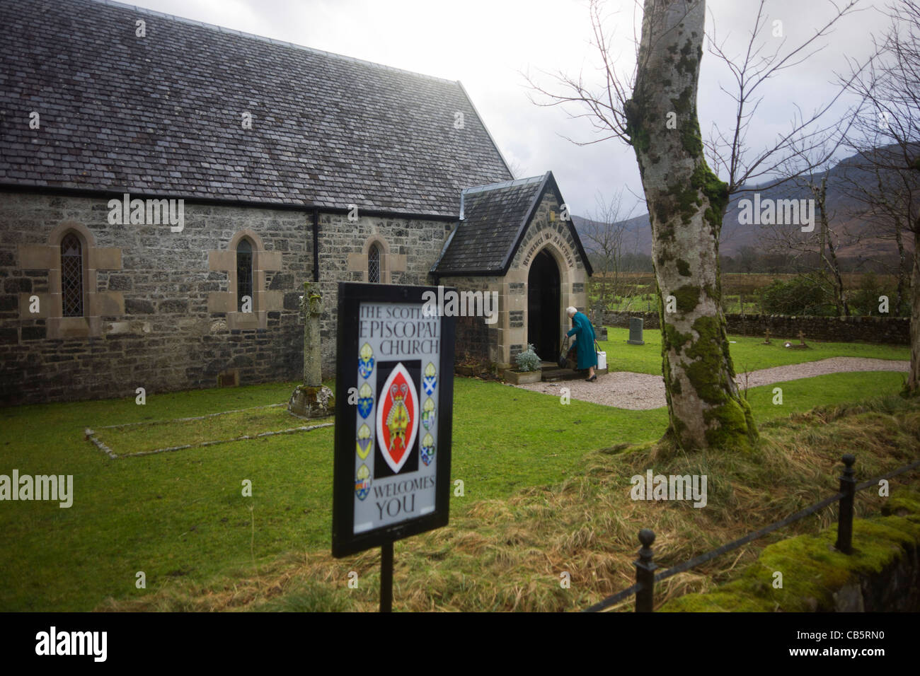 St Columba's church at Gruline, Isle of Mull, Scotland Stock Photo - Alamy