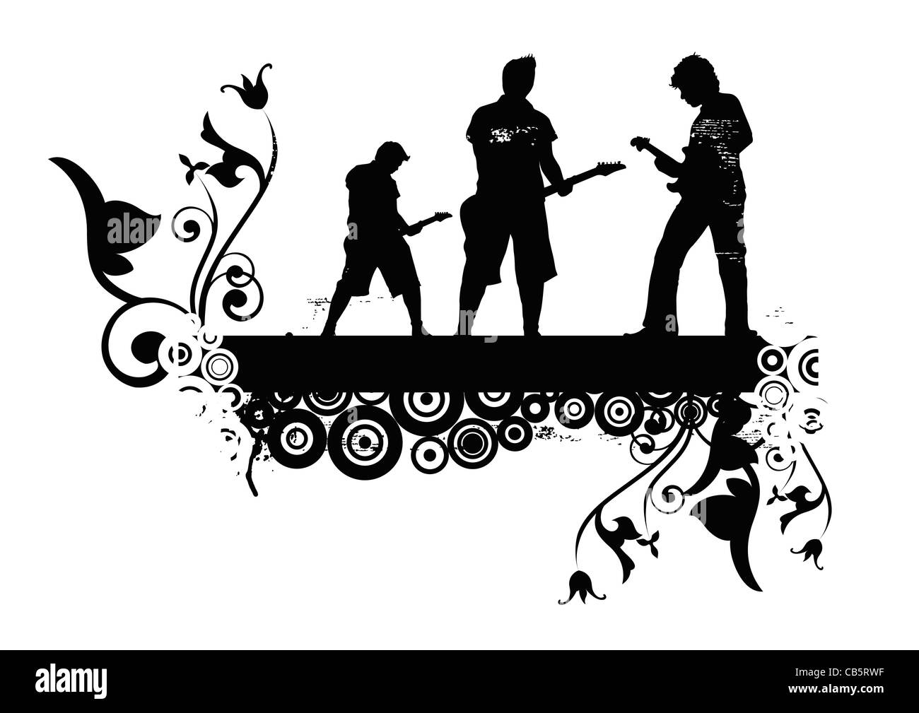 Young musicians group Cut Out Stock Images & Pictures - Alamy