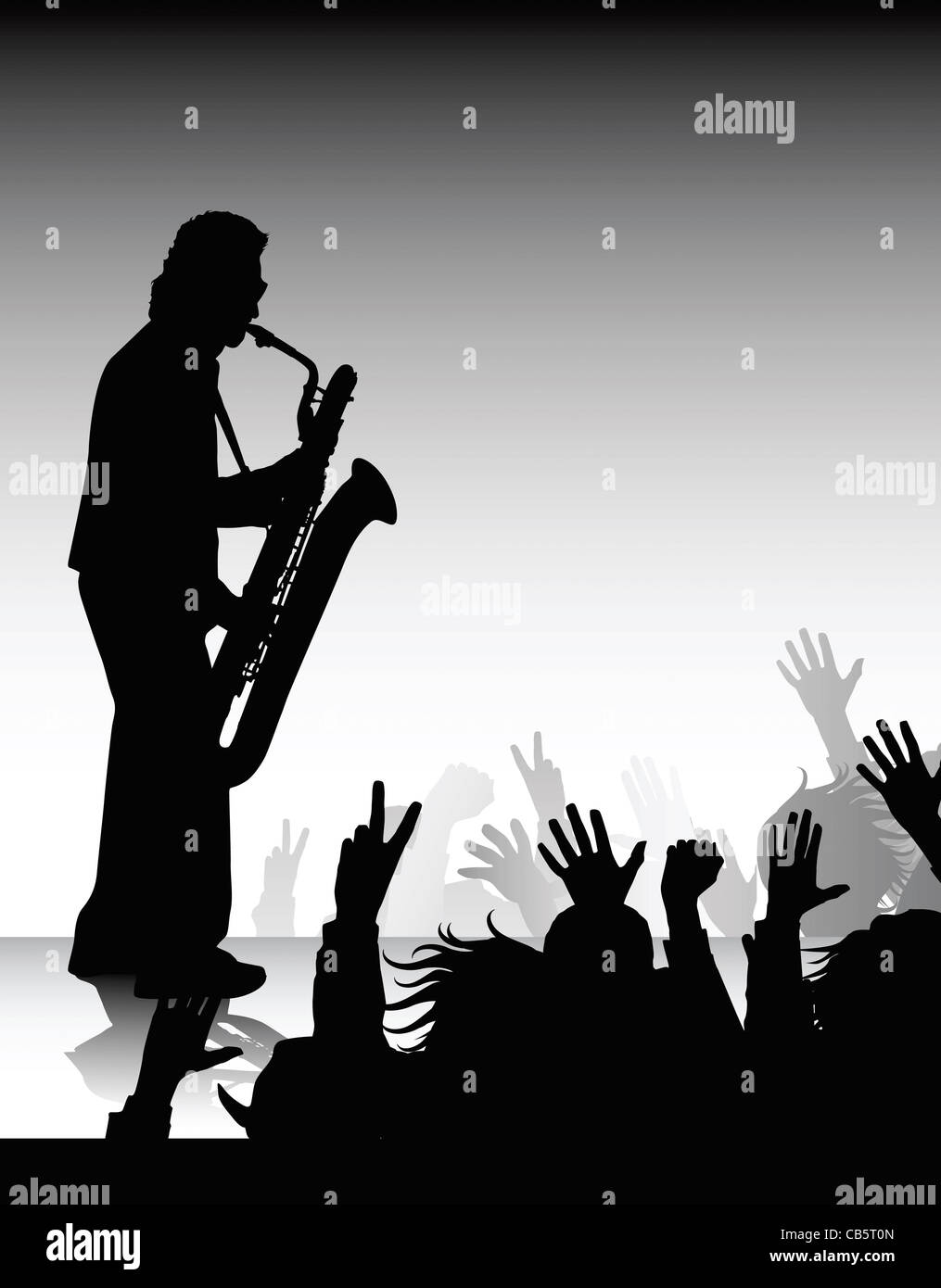 jazz improvisation, on the concert Stock Photo - Alamy