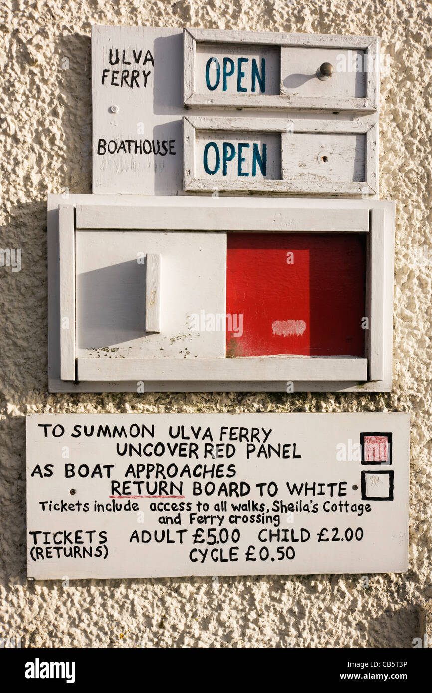 Ferry signs hi-res stock photography and images - Alamy