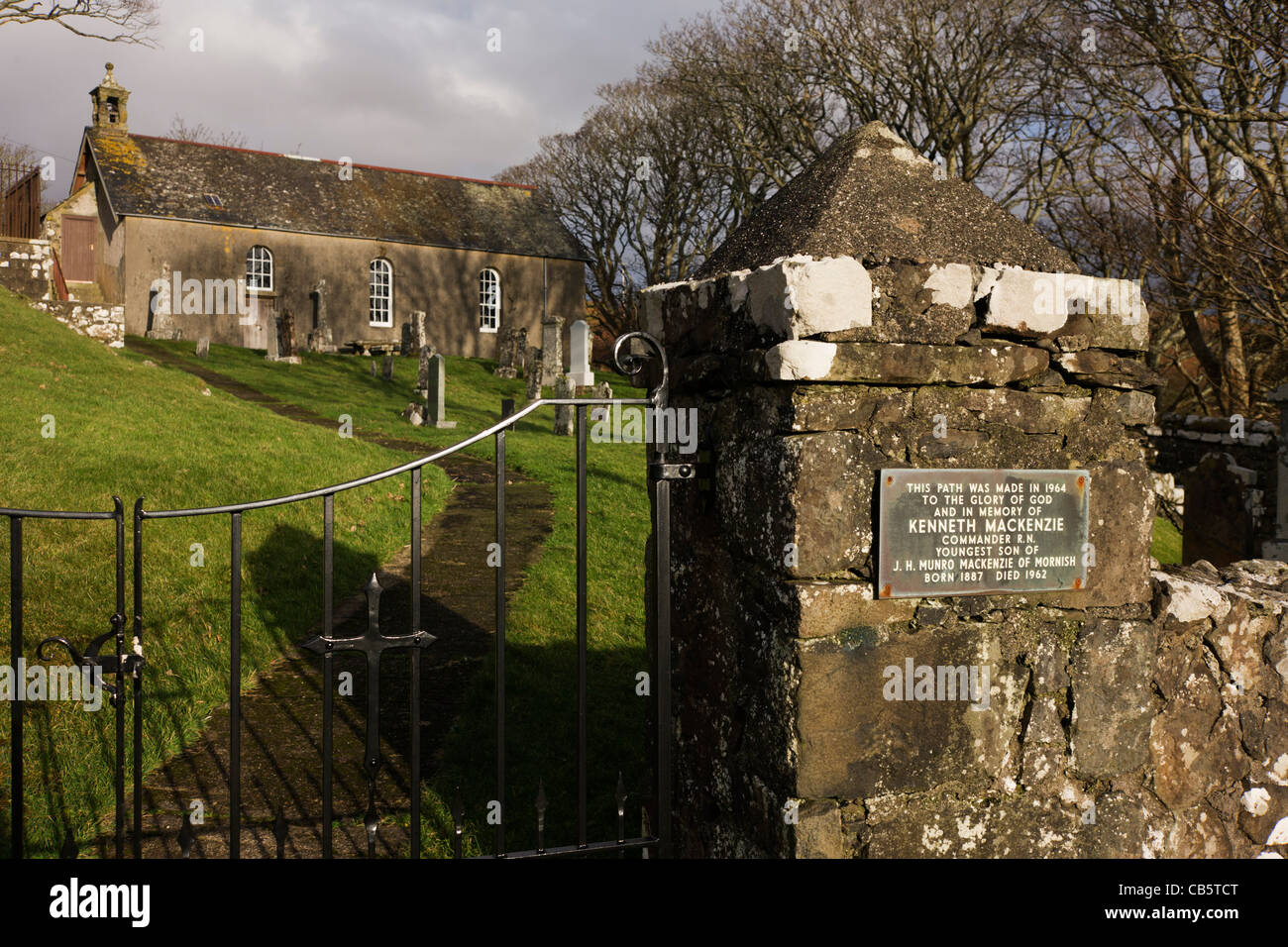The old church at Kilninian (built 1755, ten years after the Jacobite ...