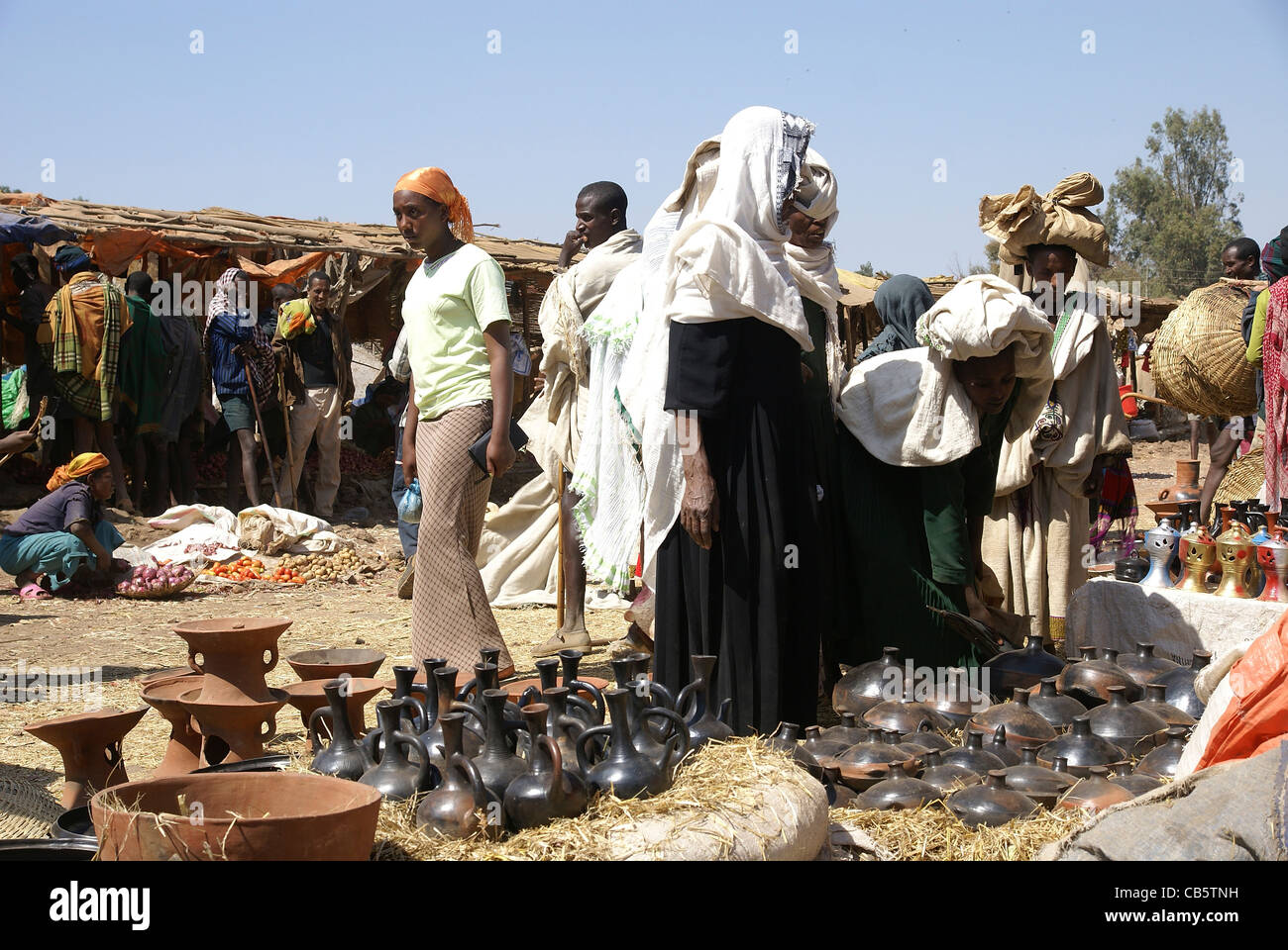 Ethiopia Lake Tana Zege Peninsula, rural market Stock Photo - Alamy