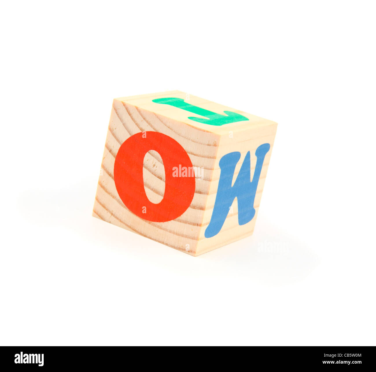 child brick with letter O, isolated on white background Stock Photo - Alamy