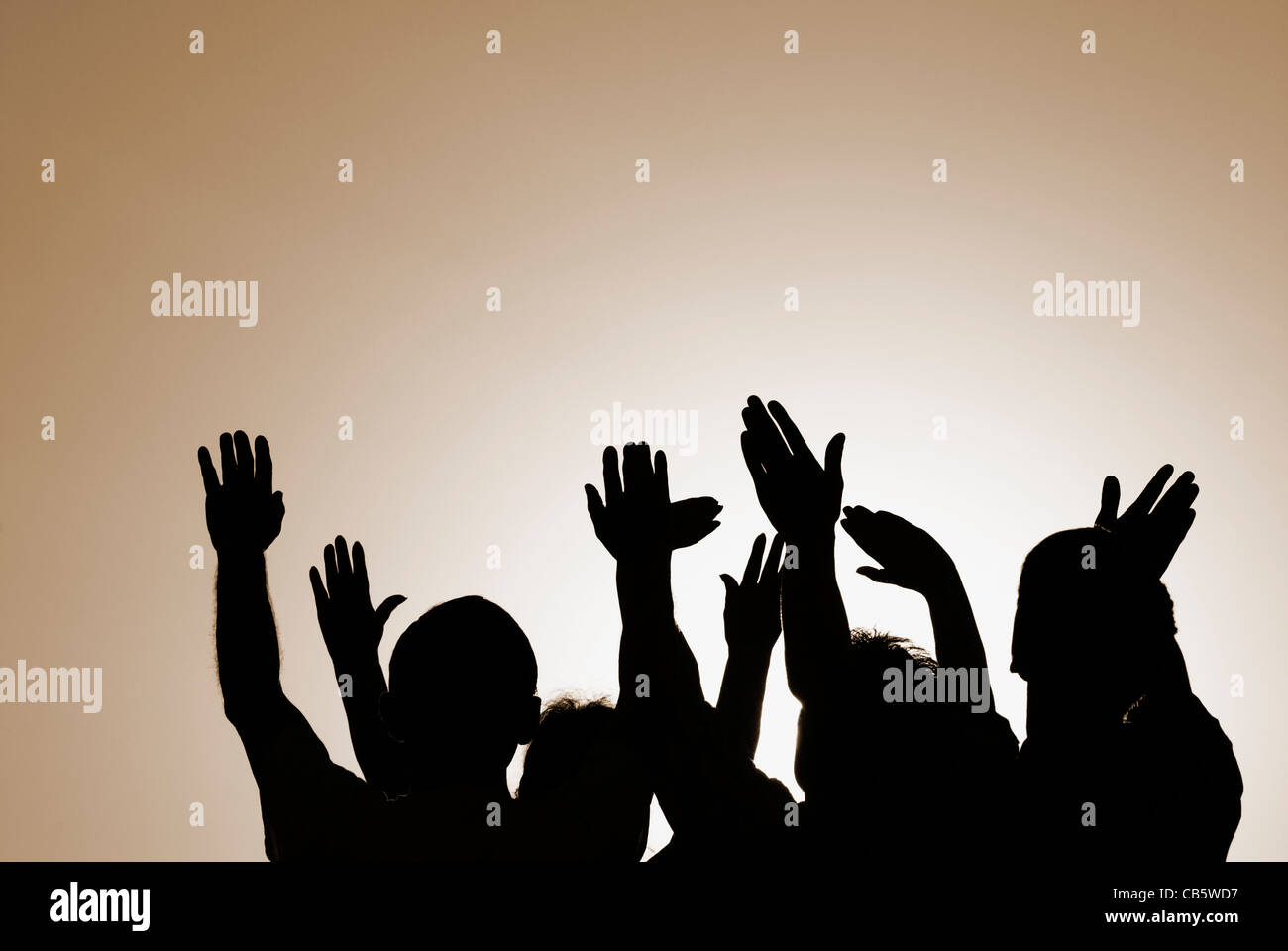 special sepia toned f/x,focus point on hands(selective Stock Photo - Alamy