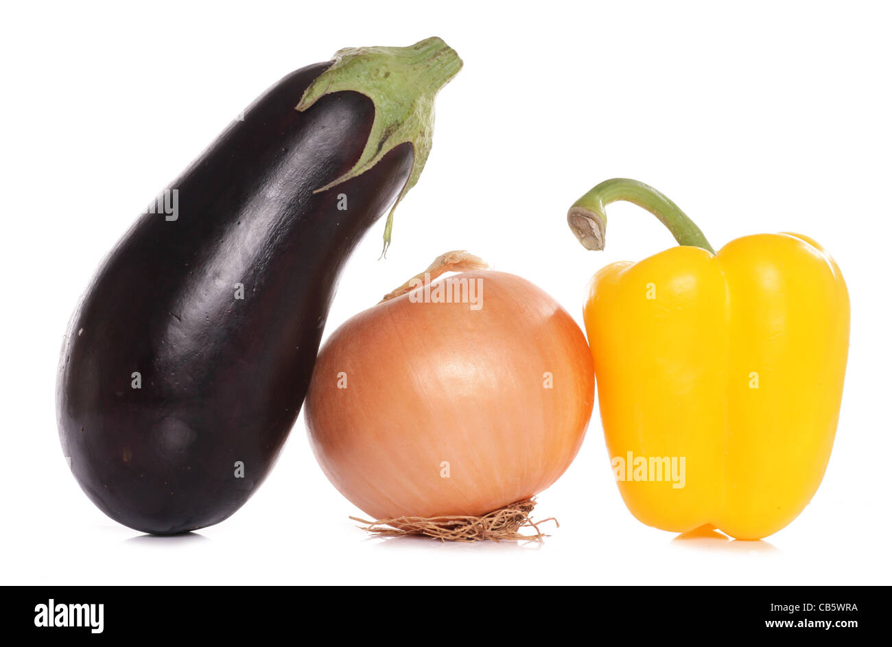 Vegetables on a white background Stock Photo - Alamy