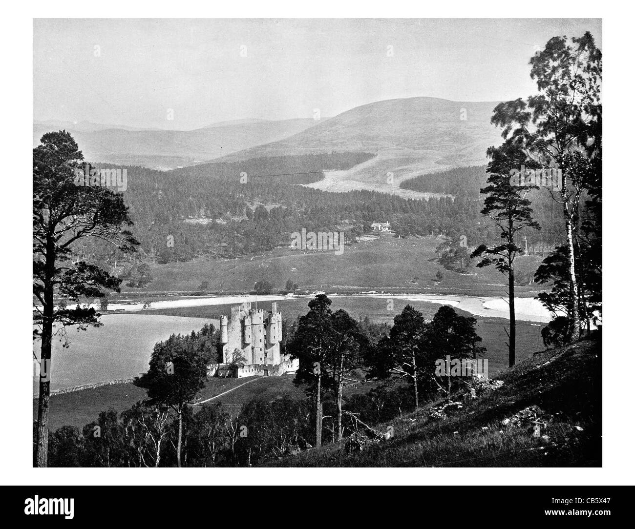 Braemar Castle Aberdeenshire Scotland Clan Farquharson curtain wall ...