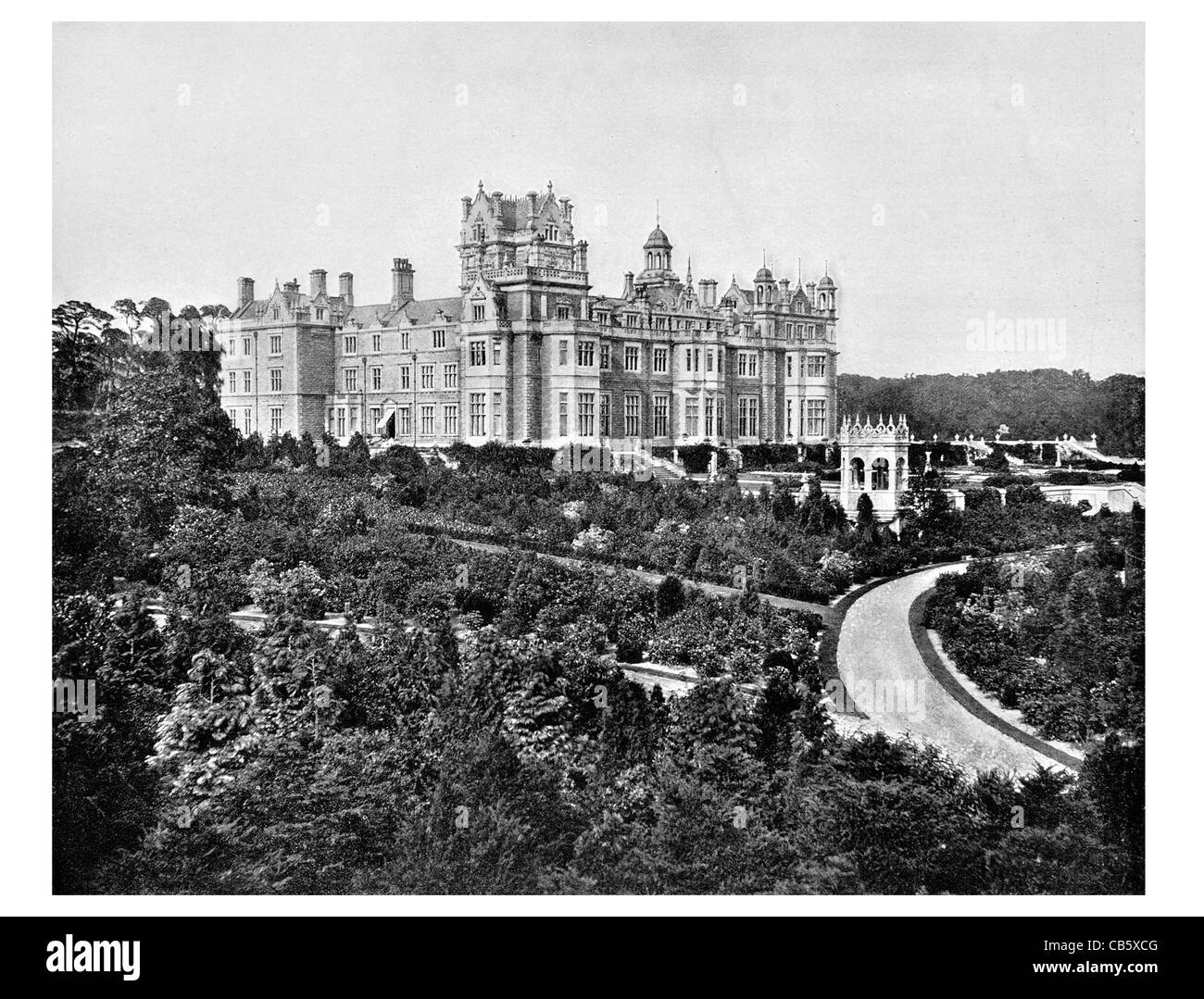 Thoresby Hall Dukeries country house estate Nottinghamshire England ...