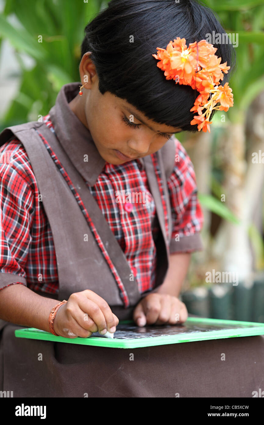 School girl uniform writing High Resolution Stock Photography and ...