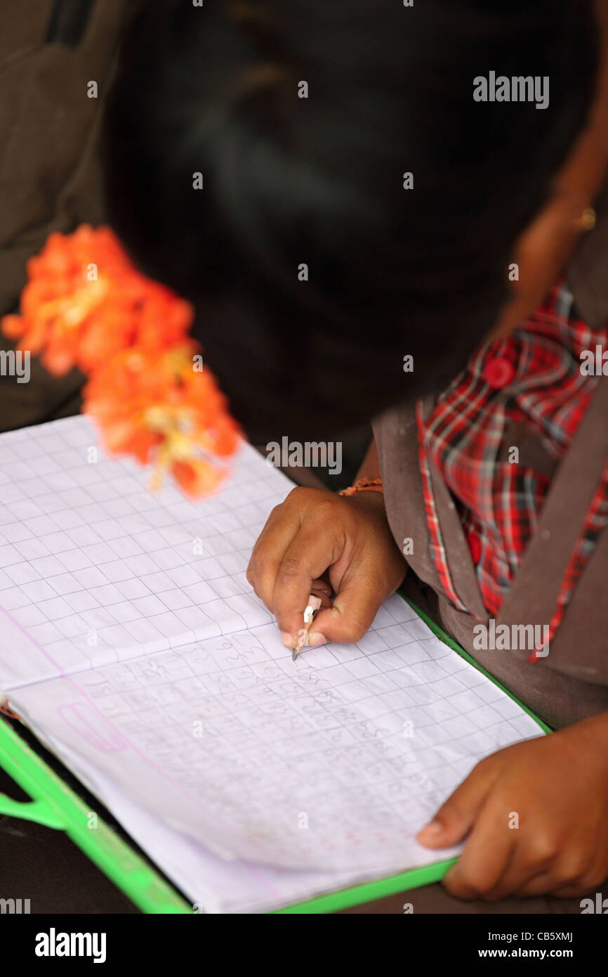 School girl uniform writing High Resolution Stock Photography and ...