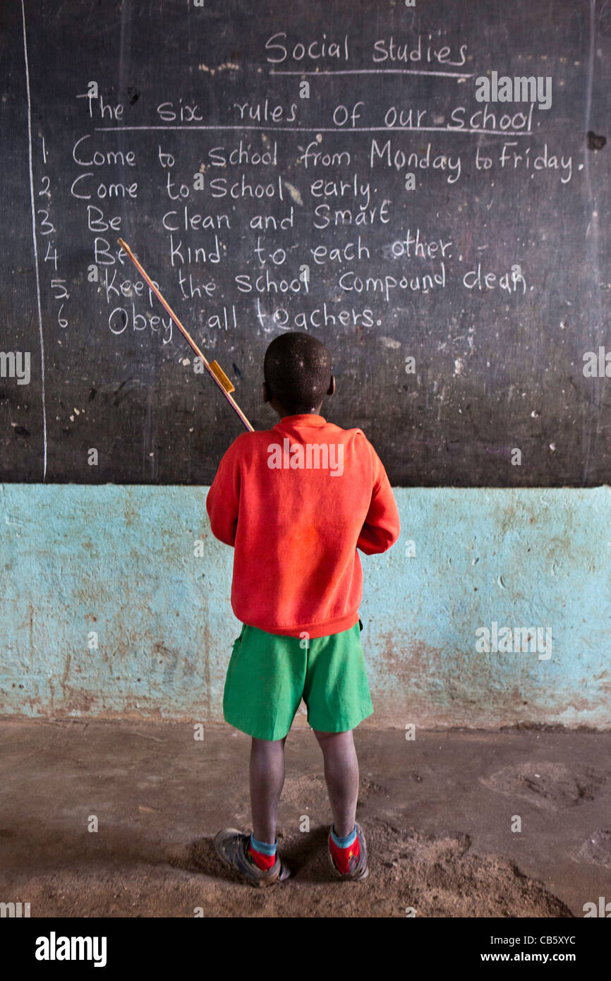 Child at Mathare School in Nairobi, Kenya. NGO Undugu Society of Kenya ...