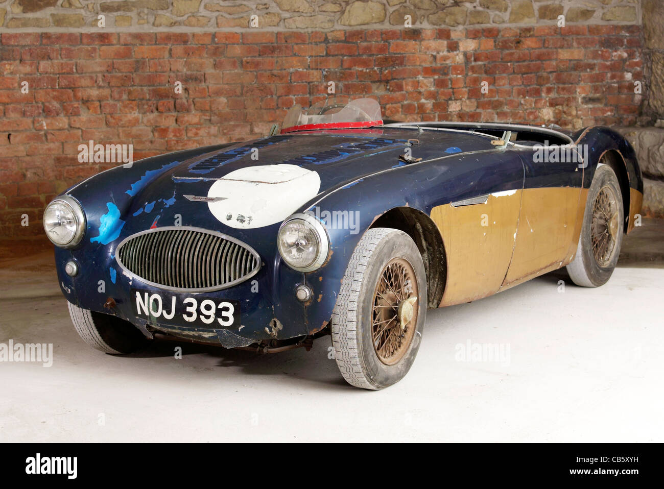 1955 Austin Healey 100s le mans special racer ex, lance macklin Stock ...