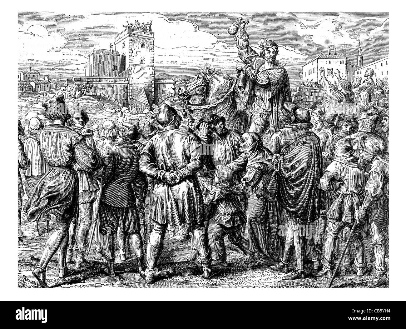 Medieval offering Cut Out Stock Images & Pictures - Alamy