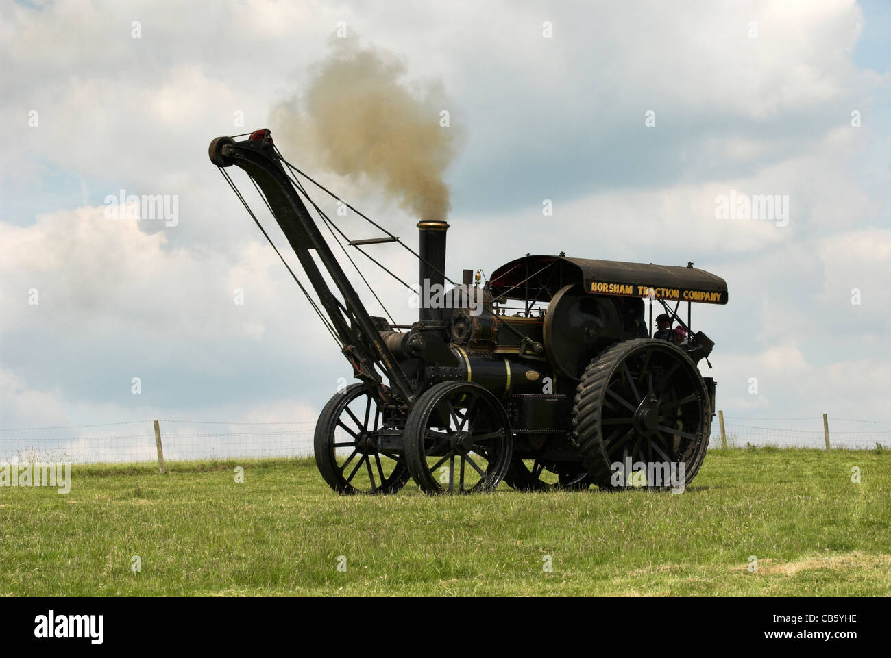 A Fowler 8nhp B5 Road Locomotive Crane Engine, built 1901 and pictured ...