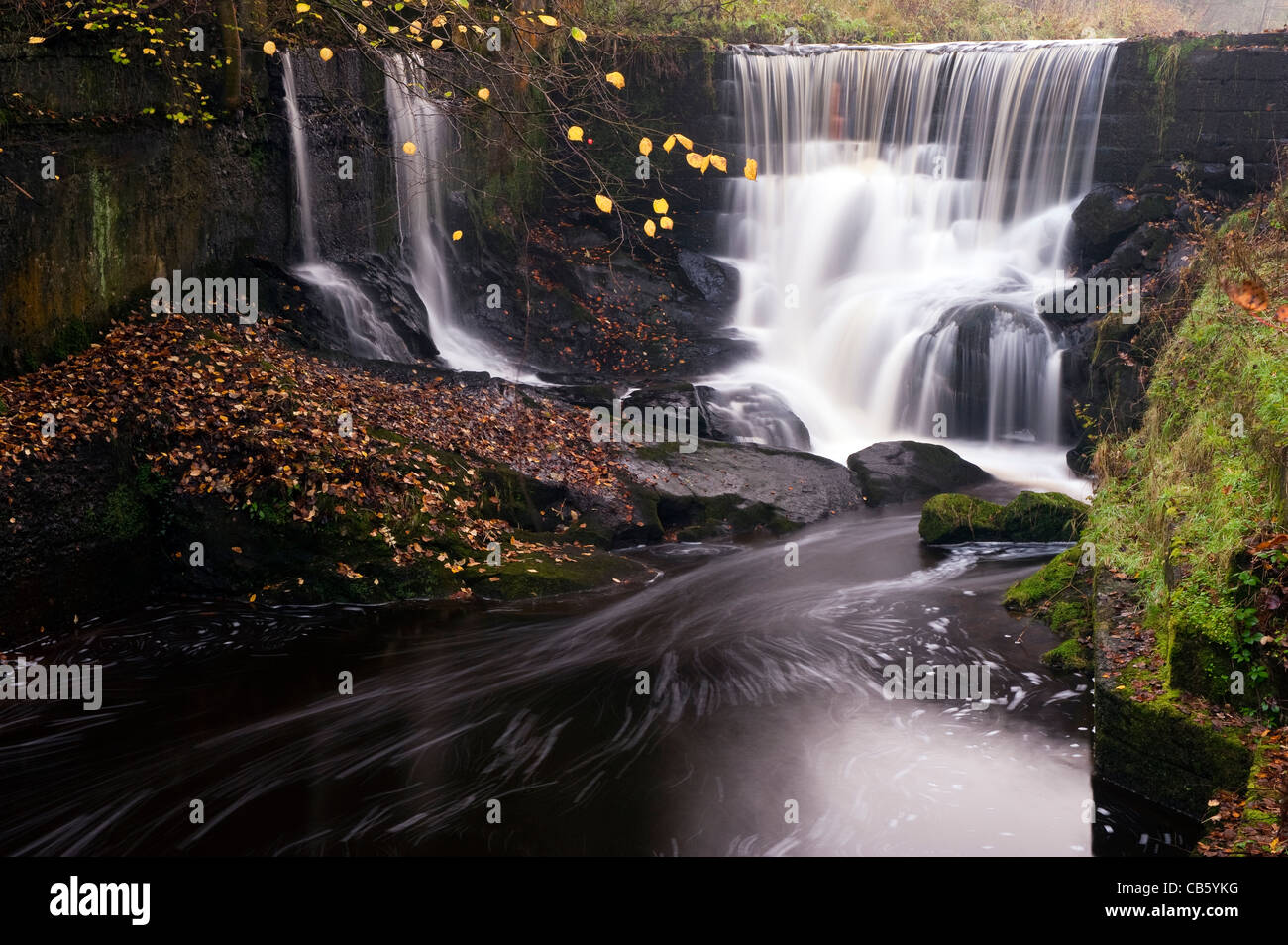 Roughlee waterfall hi-res stock photography and images - Alamy
