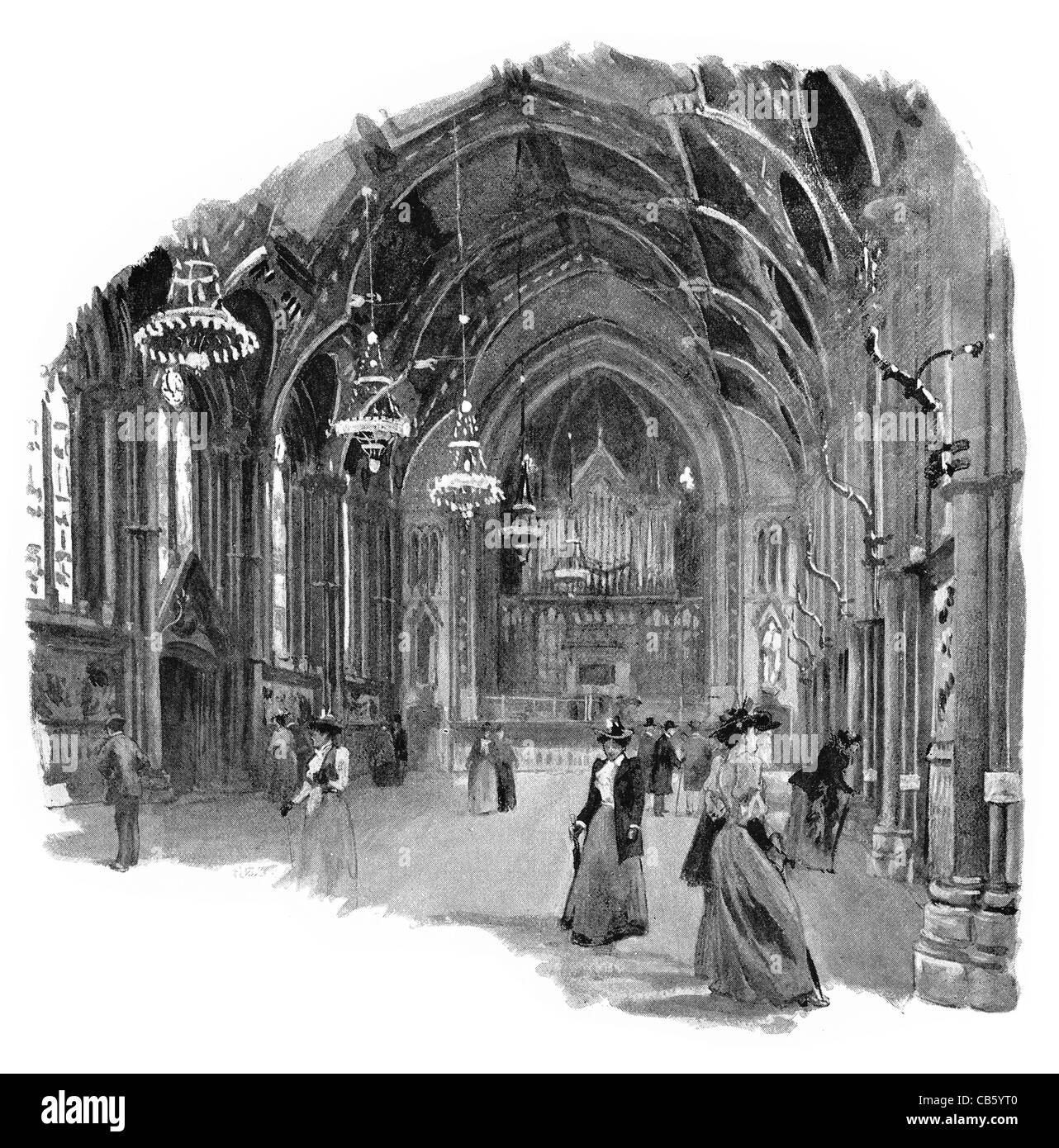 Victorian manchester illustration hi-res stock photography and images ...