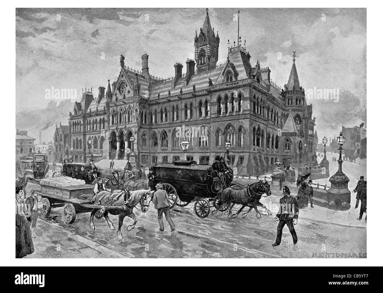 Manchester Assize Courts law court Great Ducie Street Strangeways ...