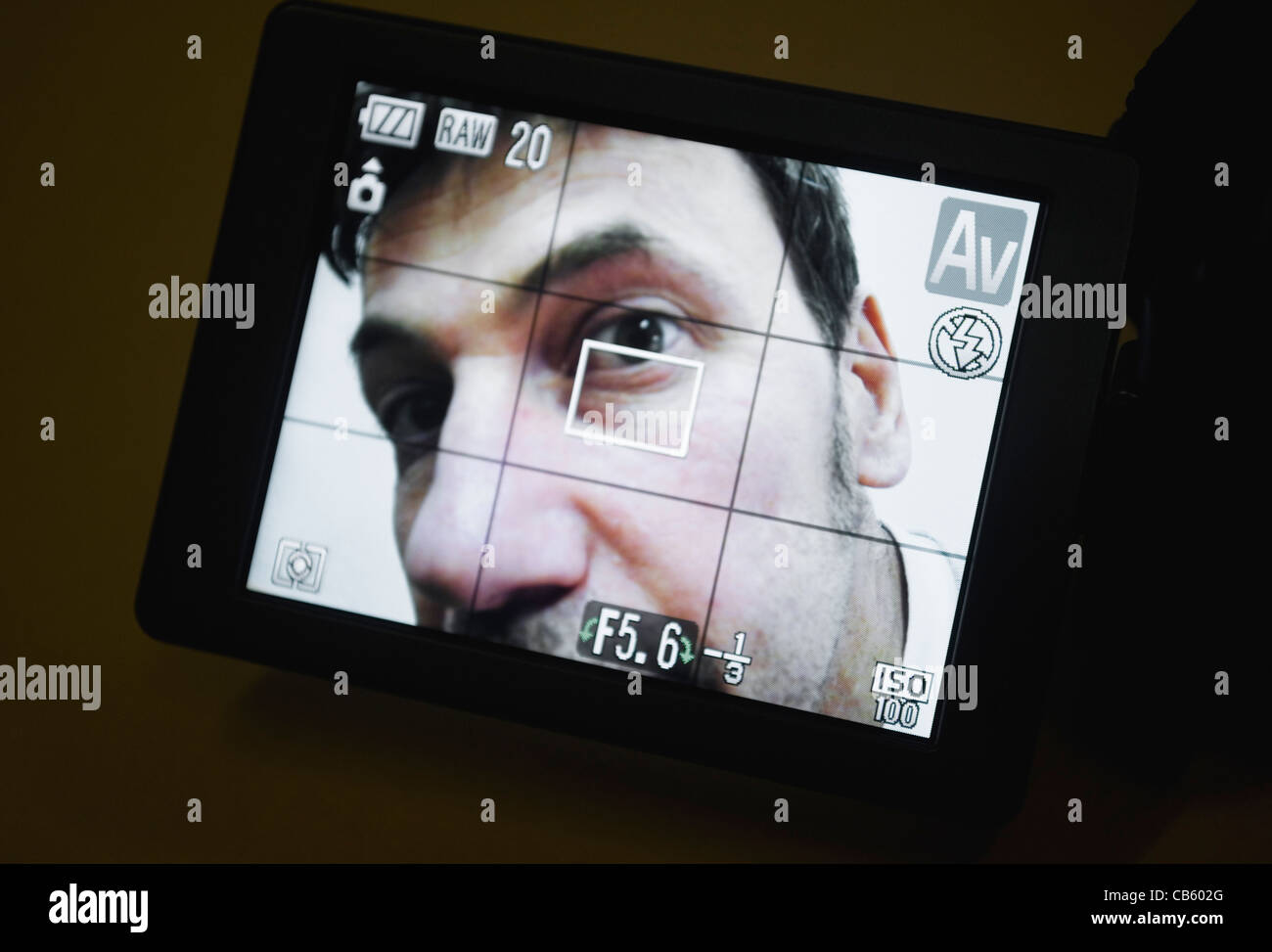 Framed face head hi-res stock photography and images - Alamy