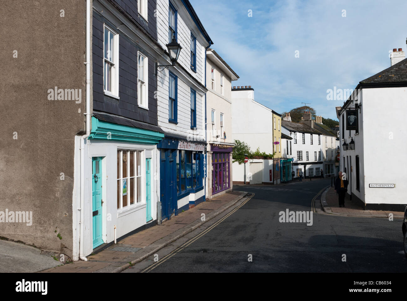 Shops on high street hi-res stock photography and images - Alamy