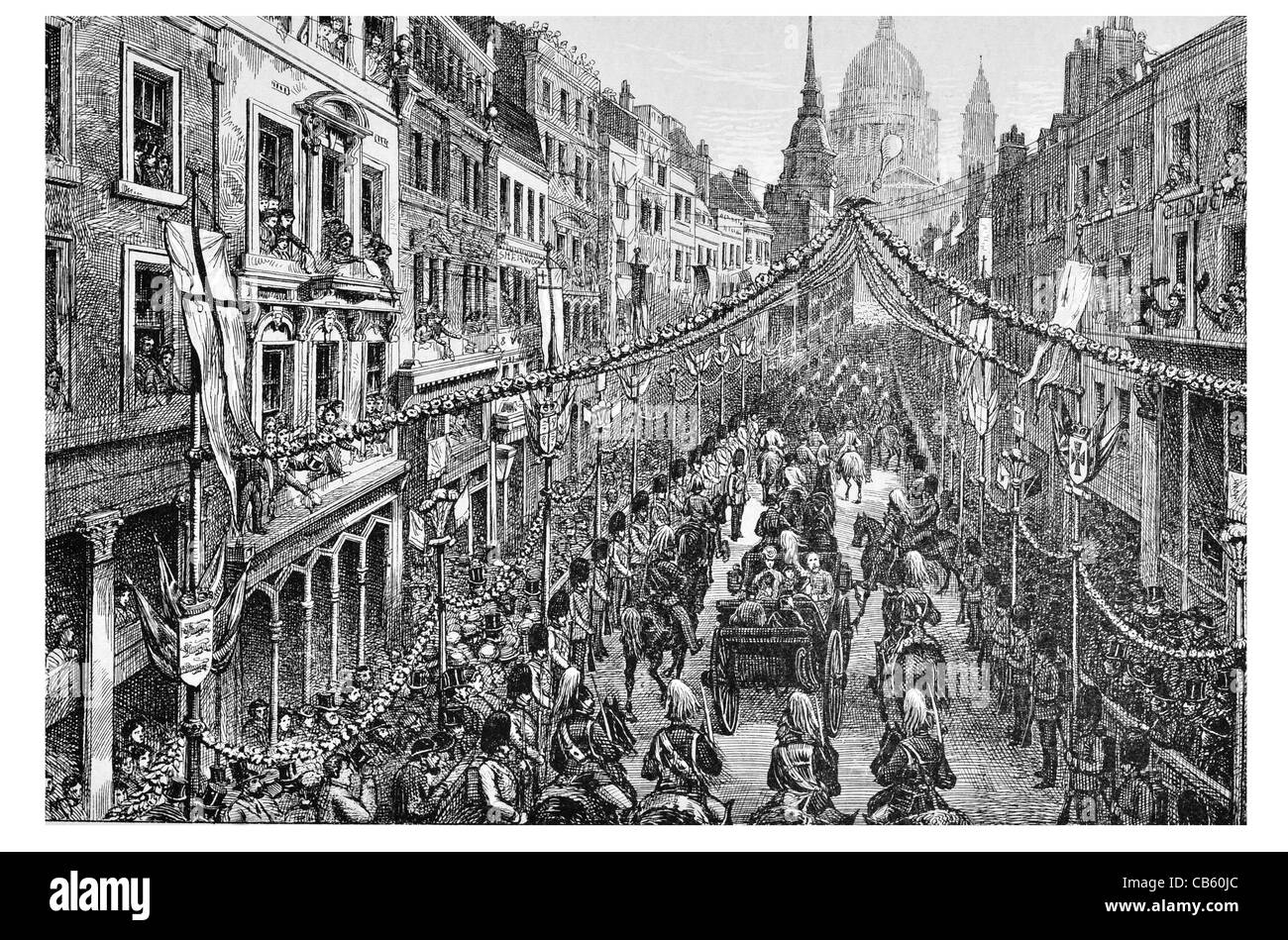 Royal procession 1800 Black and White Stock Photos & Images - Alamy
