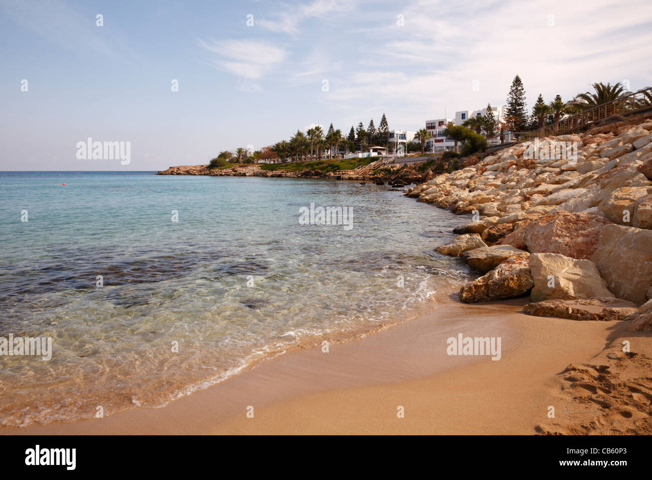 Beach at Fig Tree Bay, Protarus, Cyprus Stock Photo - Alamy