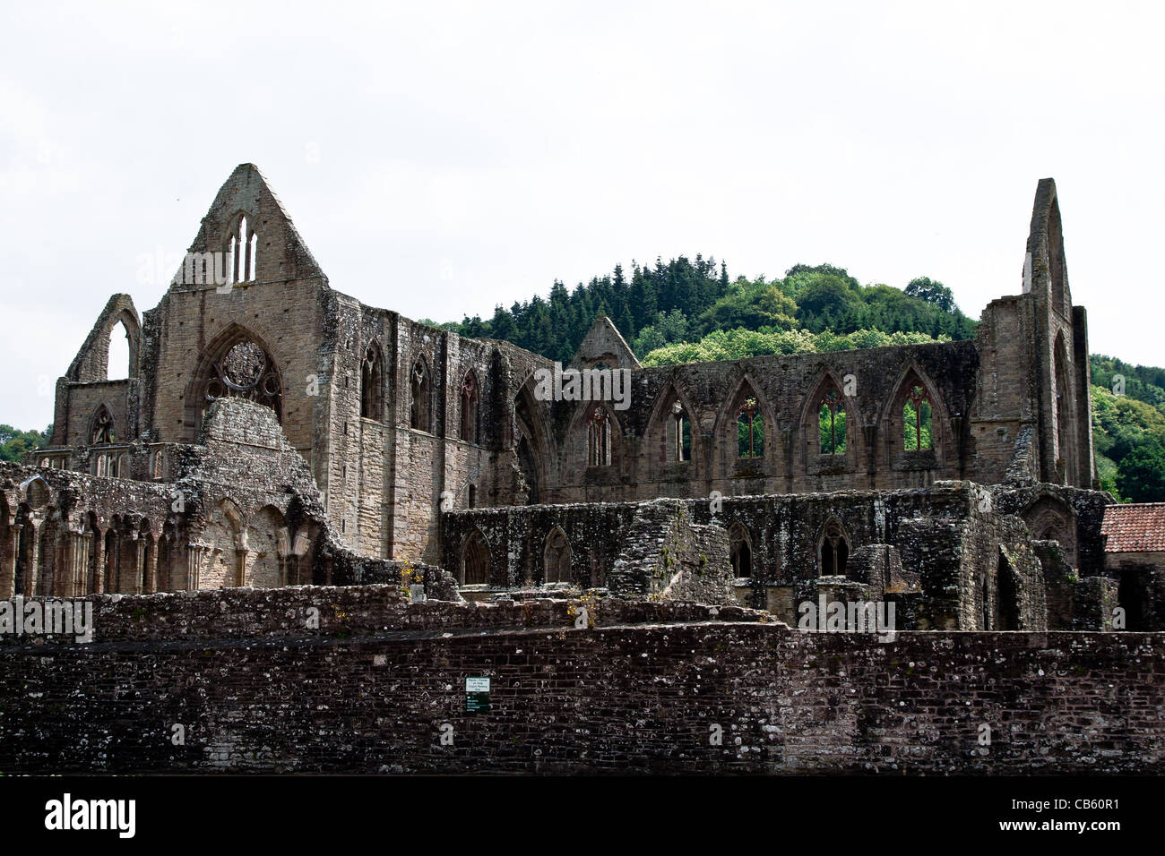 The remains of Tintern Abbey Stock Photo - Alamy