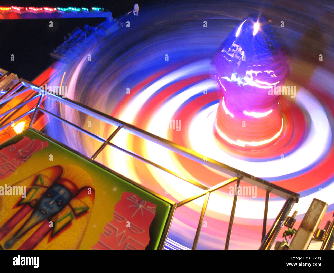 Spinning fairground ride hi-res stock photography and images - Alamy
