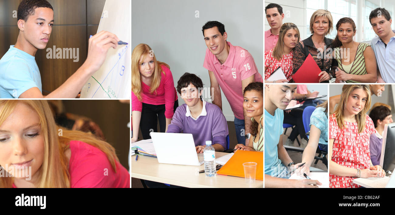 Group of students Stock Photo - Alamy