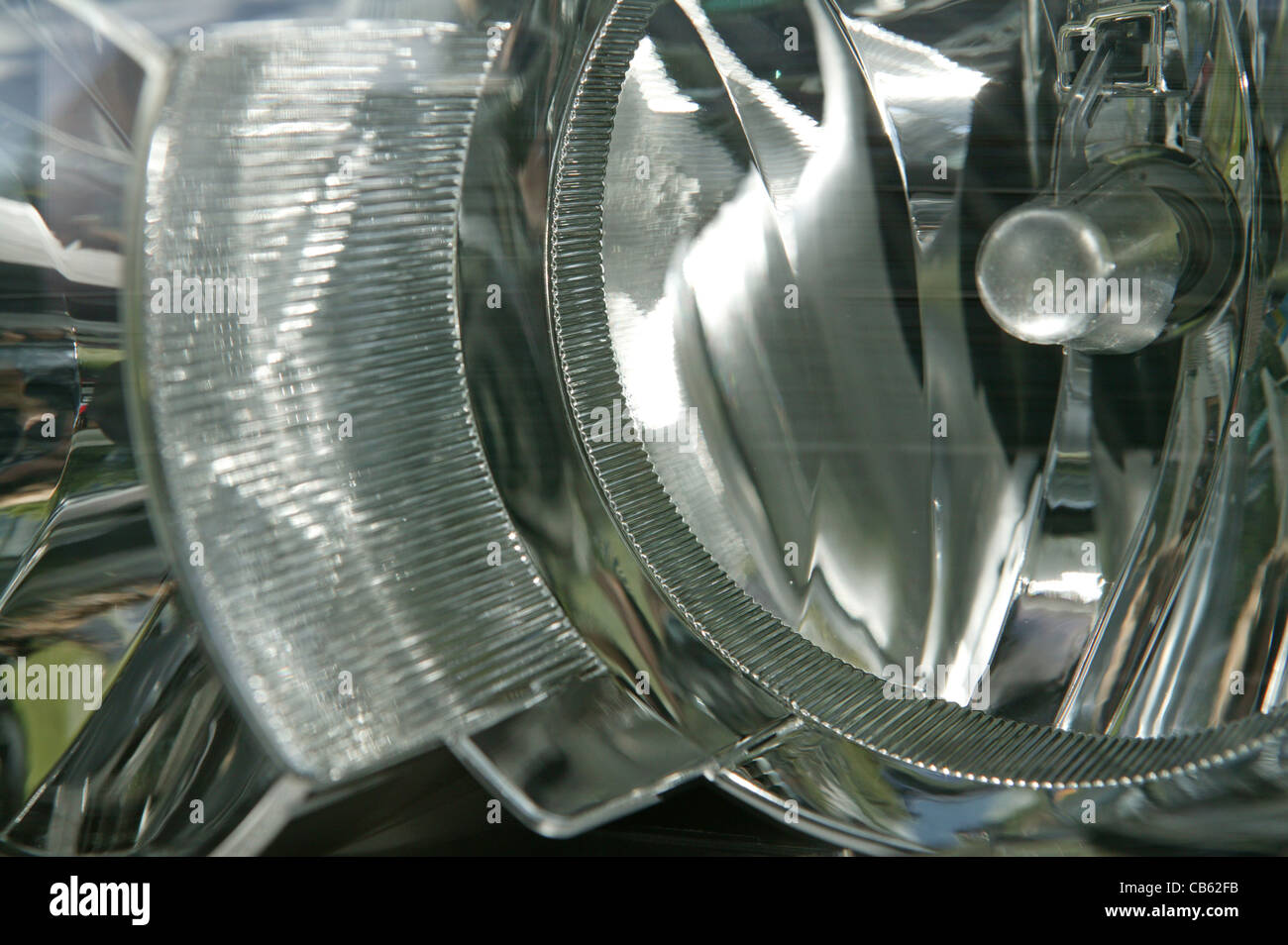 Car headlamp lens detail Stock Photo - Alamy