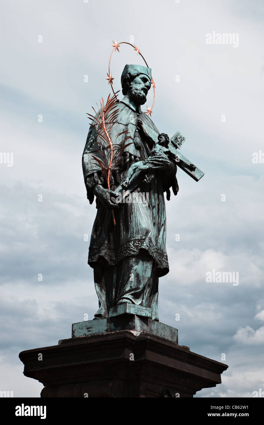 St jan nepomuk statue hi-res stock photography and images - Alamy