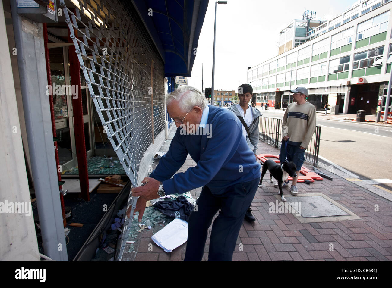 Aftermath of the summer riots and looting across London this August ...