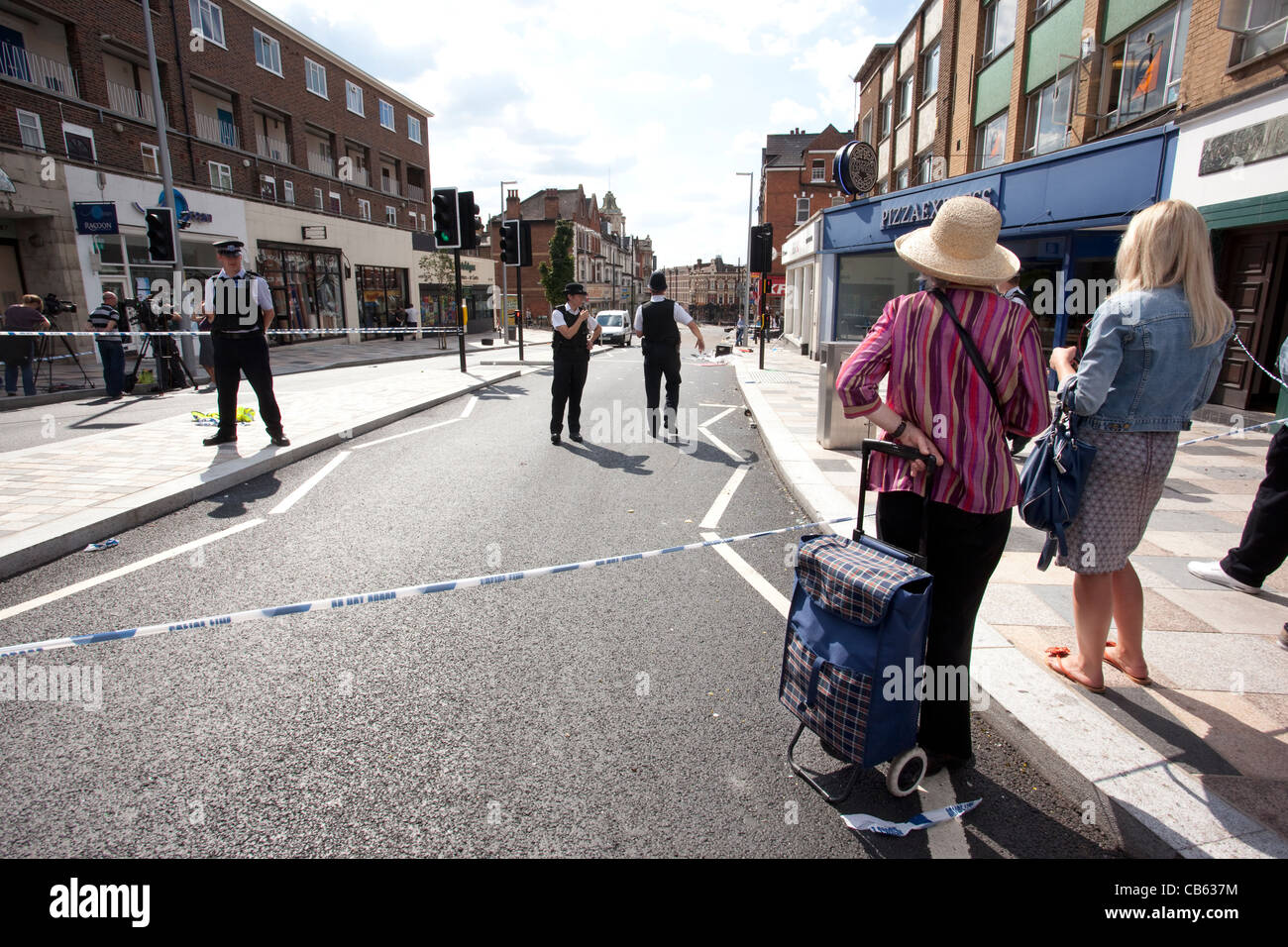 Aftermath of the summer riots and looting across London this August ...