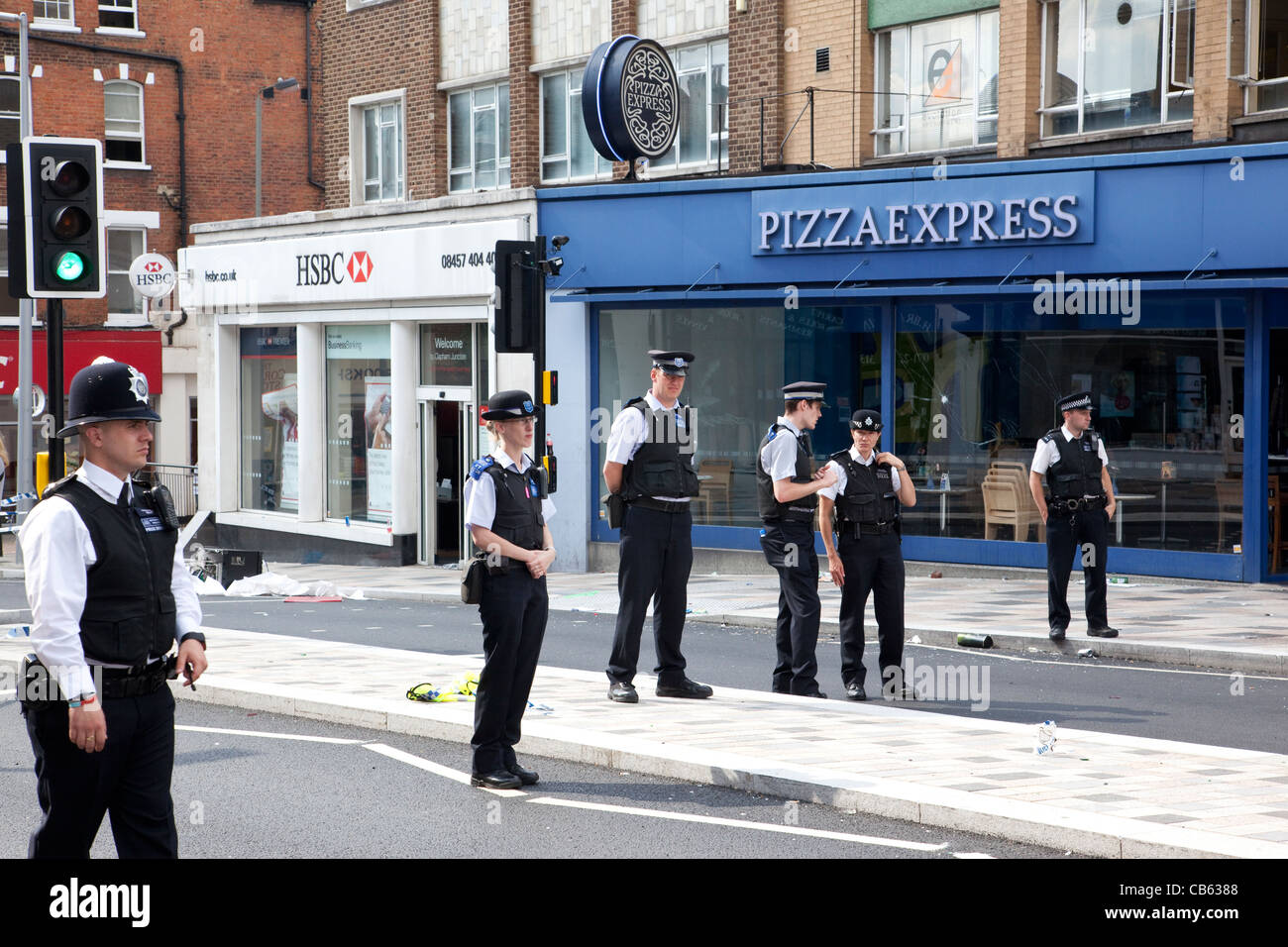 Officers clean up hi-res stock photography and images - Alamy