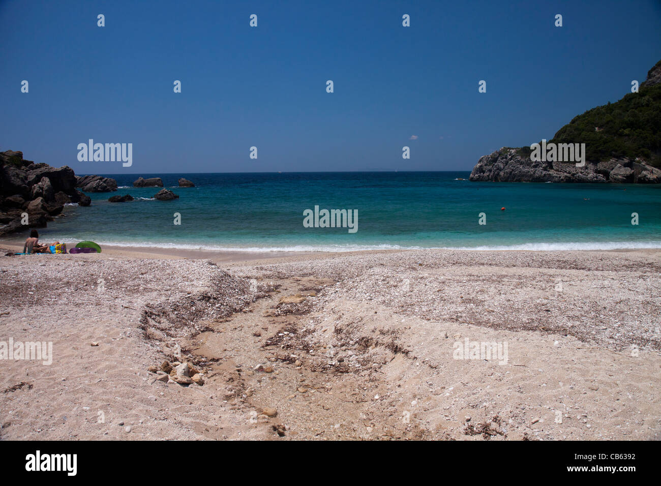 Parga Beach Greece Stock Photo - Alamy