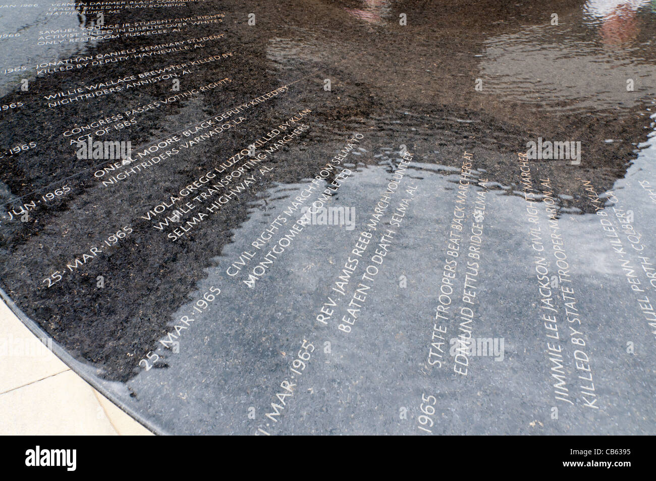 American civil rights memorial hi-res stock photography and images - Alamy