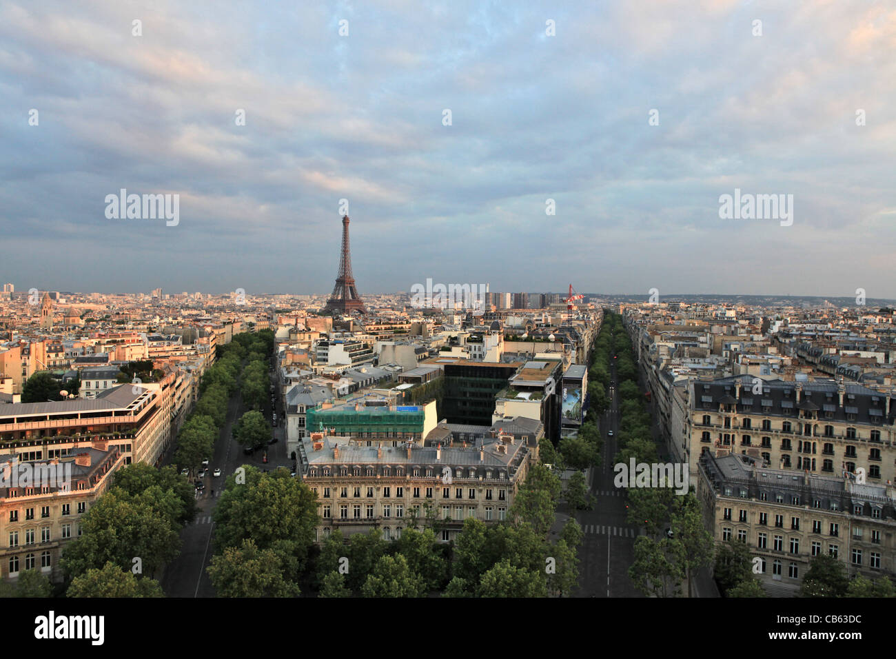 Aerial view of Paris, France Stock Photo - Alamy