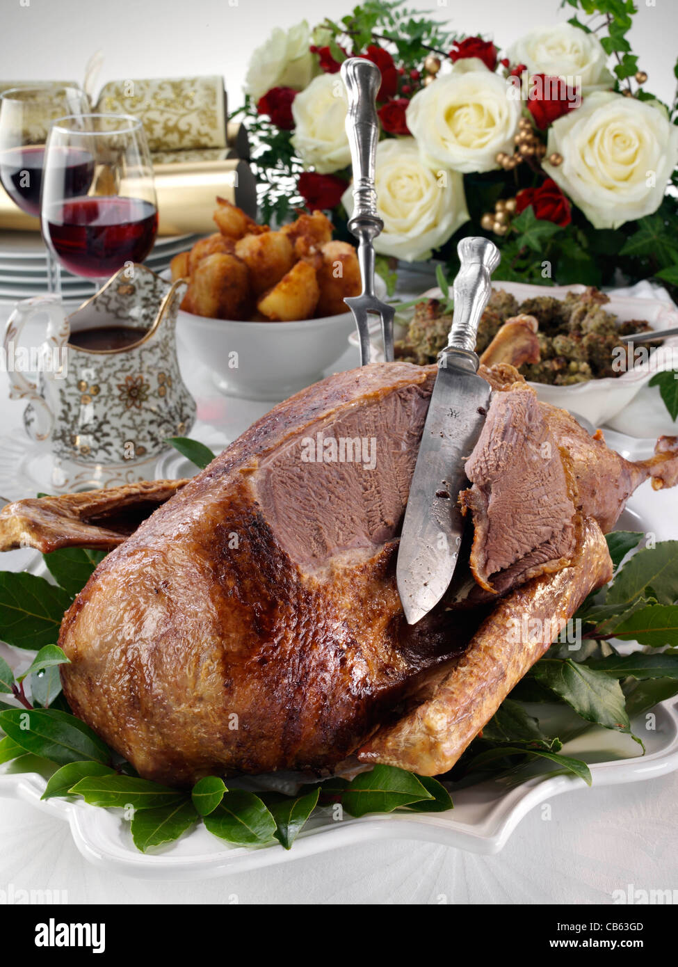 Goose plates hi-res stock photography and images - Alamy