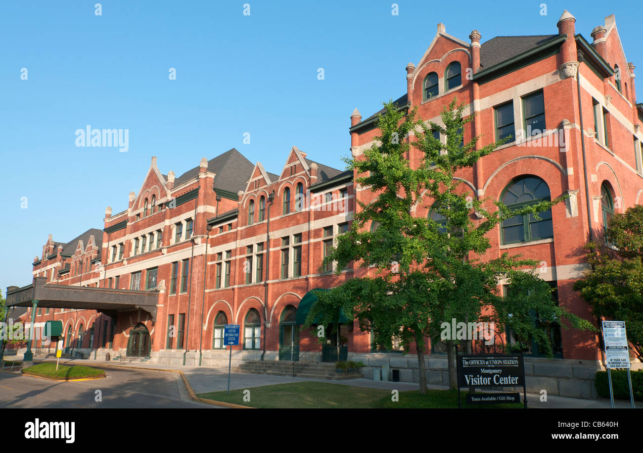 Alabama, Montgomery, Union Station, completed 1898, served as the city ...