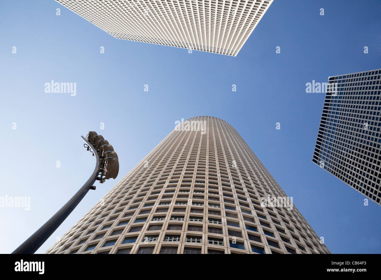 Skyscrapers at the Azrieli Centre ion downtown Tel Aviv Israel Stock ...