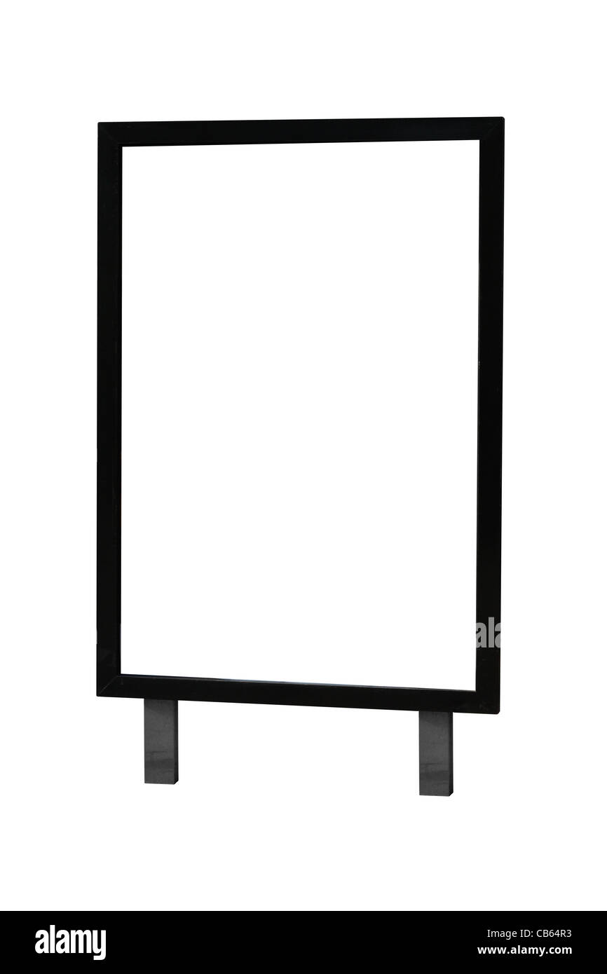 Bill board poster advertising Black and White Stock Photos & Images - Alamy