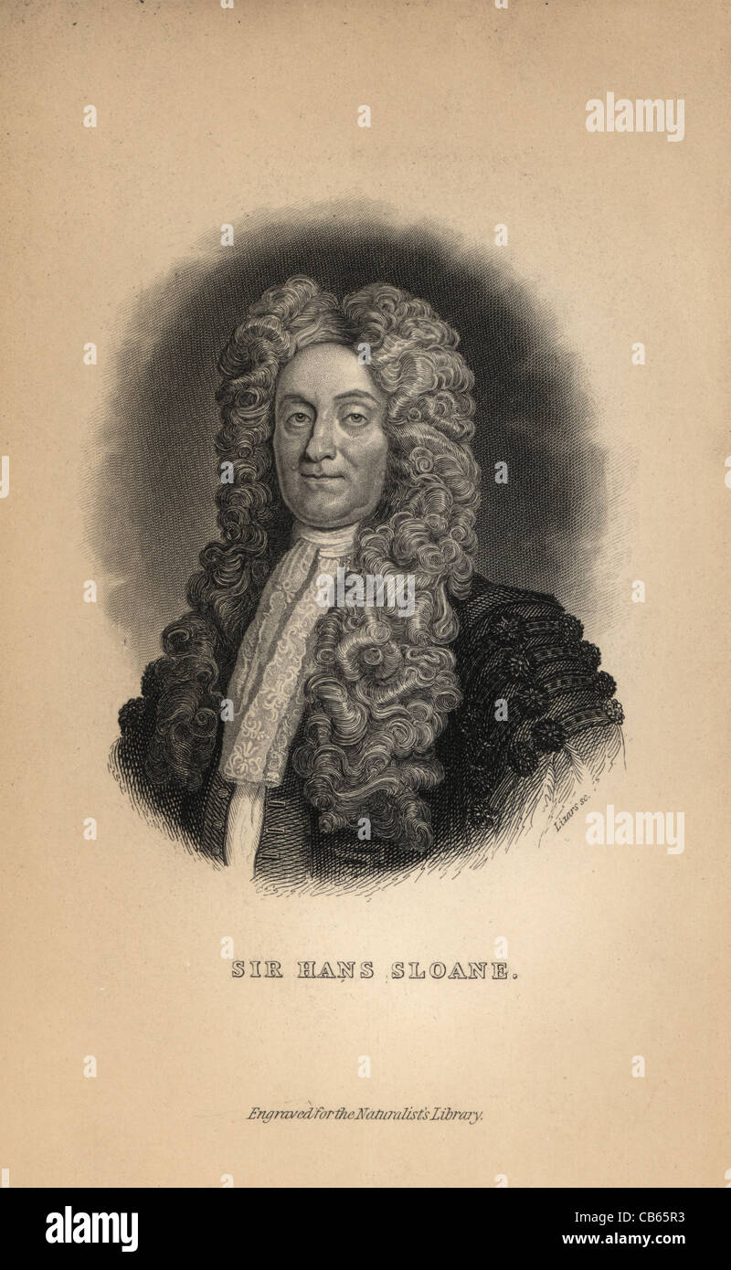 Portrait of Sir Hans Sloane (1660-1753), collector of cabinets of ...
