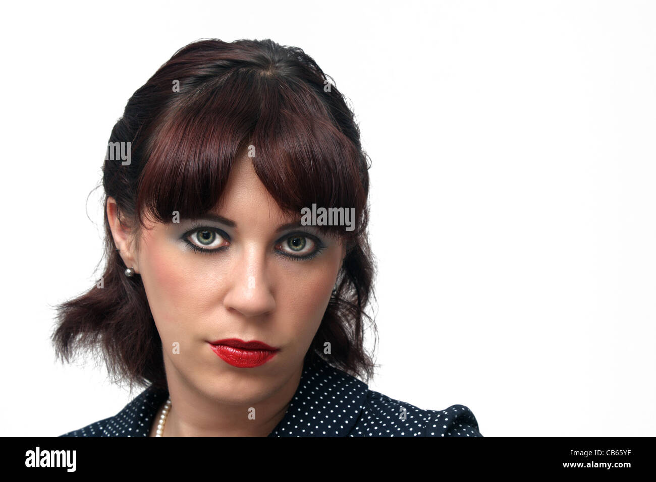 Retro Pinup Girl, Headshot (3 Stock Photo - Alamy