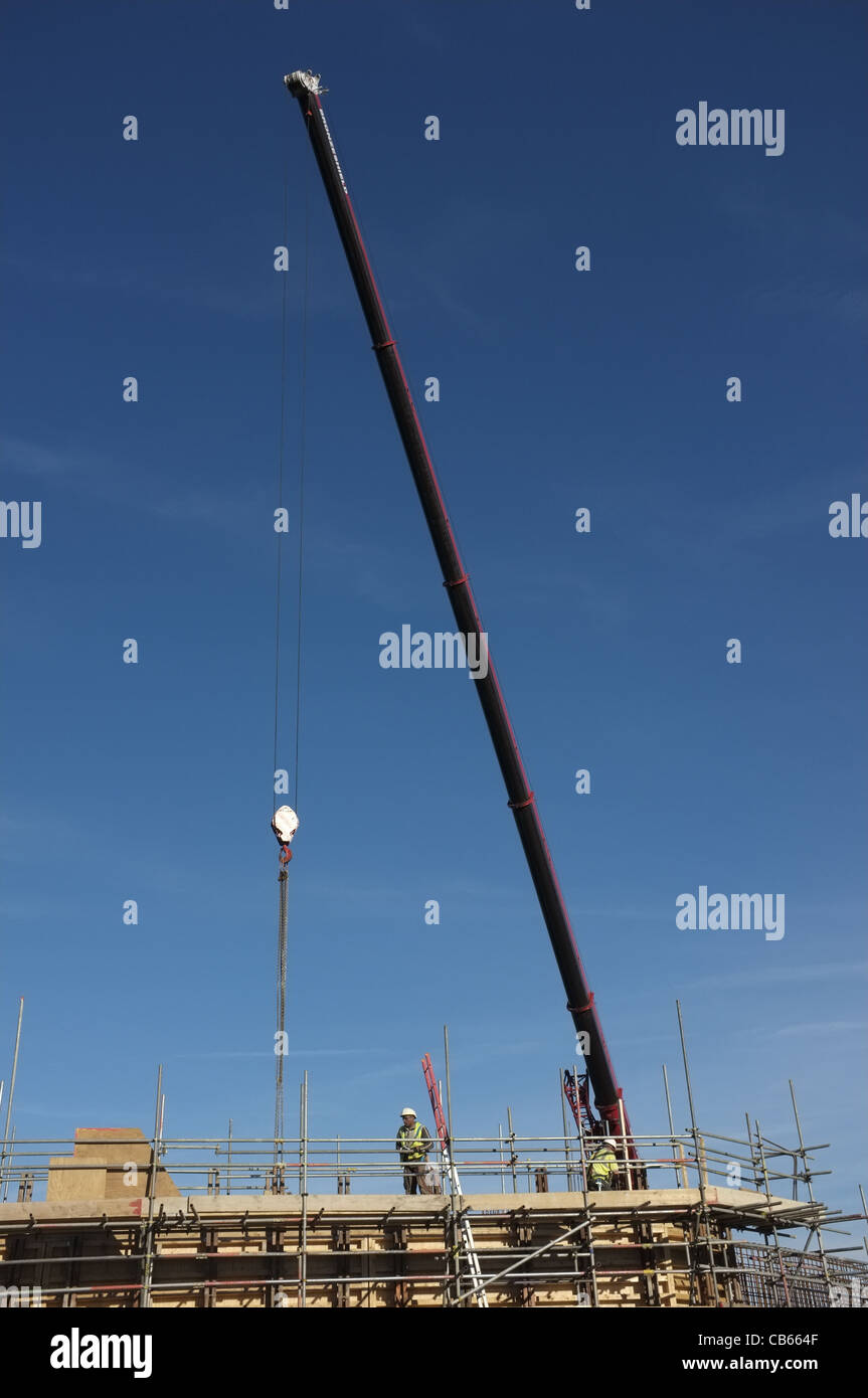 Construction of a bridge in Luton Stock Photo - Alamy