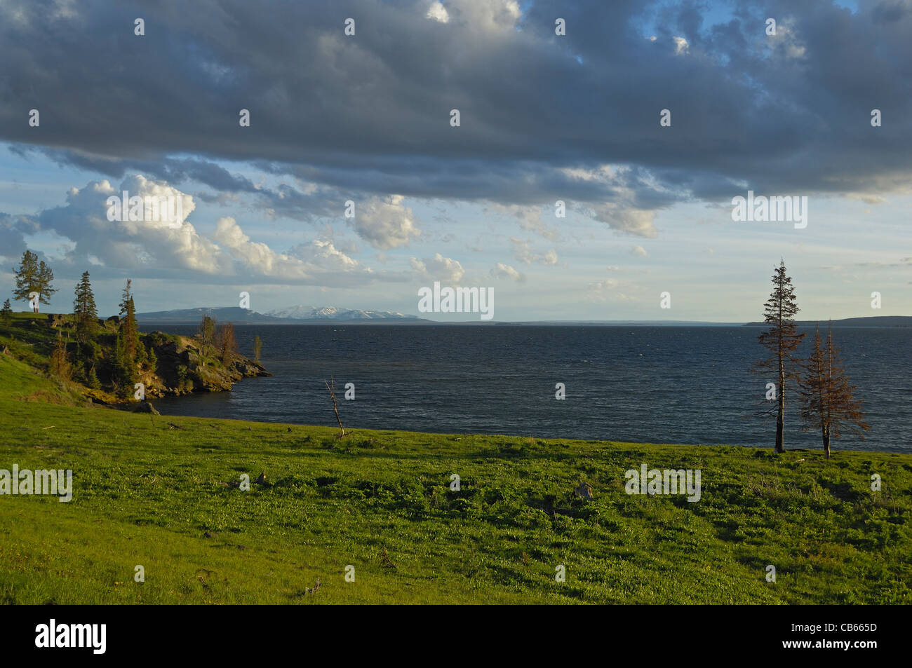 Beautiful Yellowstone Lake Stock Photo - Alamy