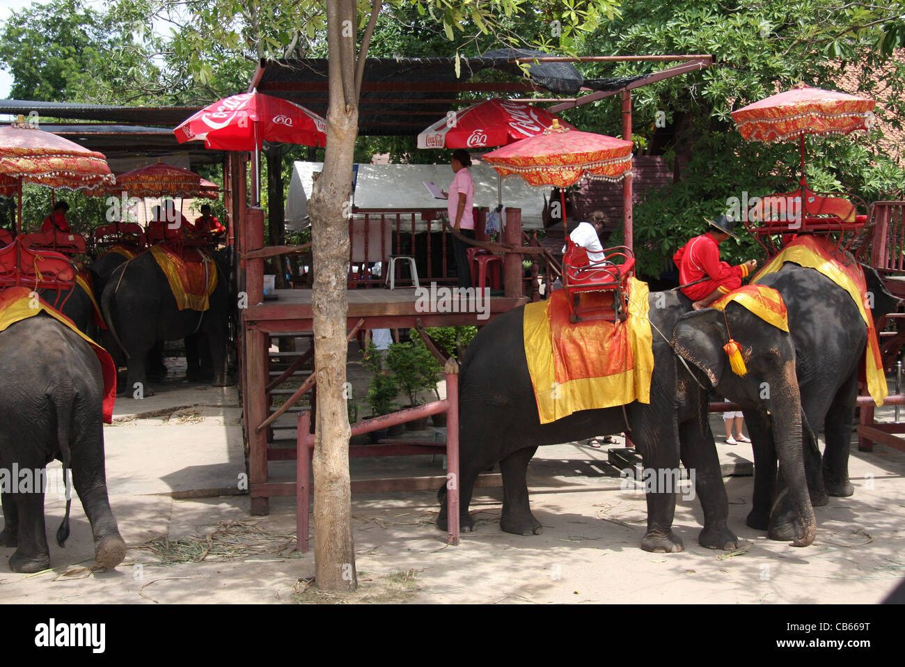 Dismount platform at Ayutthaya Elephant Palace and Royal Kraal in ...