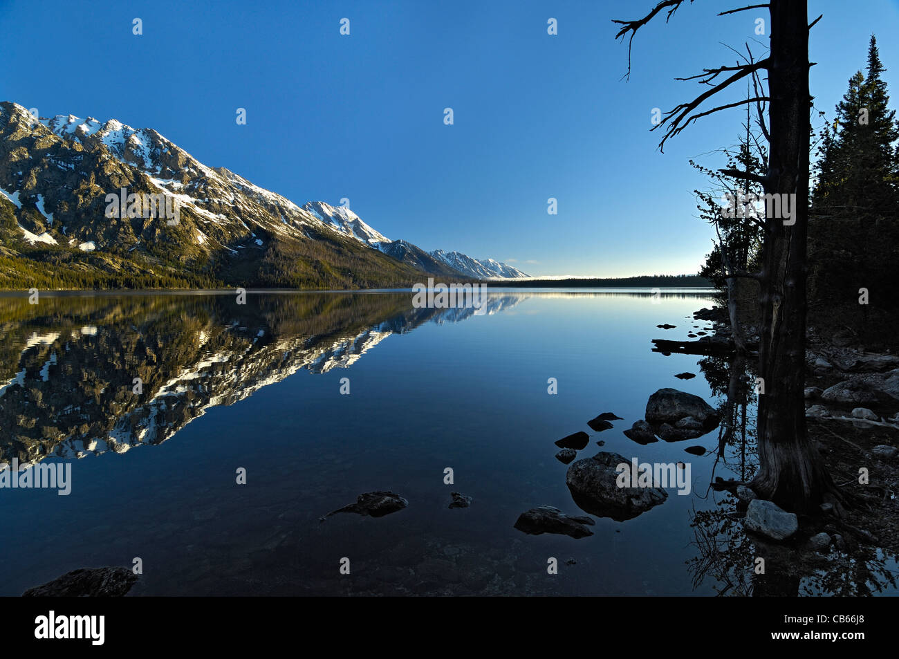 Dawn in Grand Teton National Park Stock Photo - Alamy